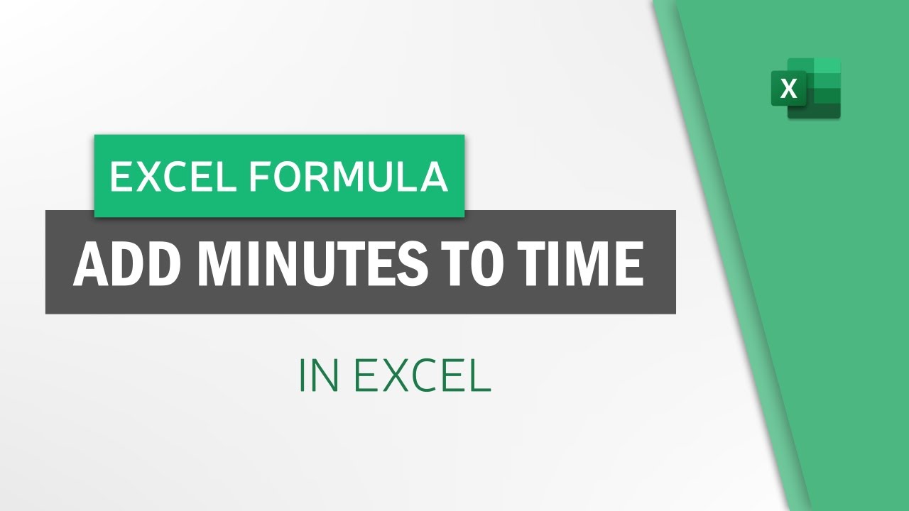 How To Add Minutes To Time In Excel YouTube How To Add Minutes To Time In Excel YouTube
