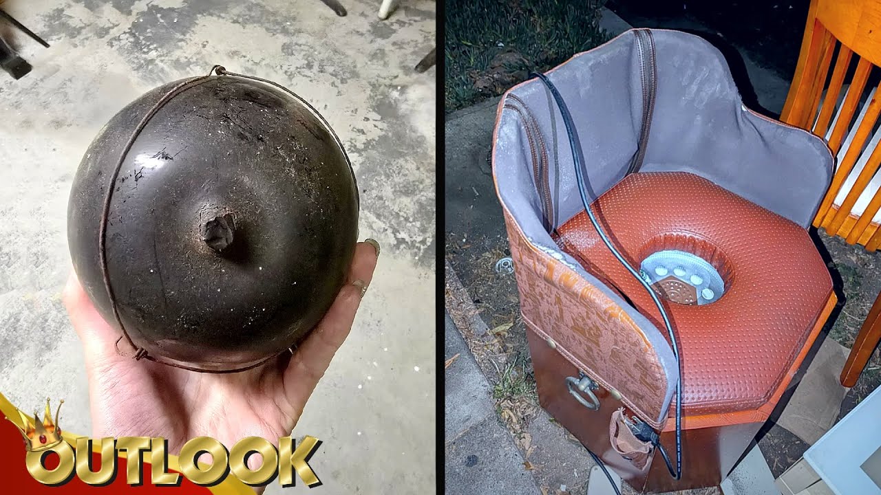 What Is This MYSTERIOUS Glass Ball Found In The Basement And This Old ...