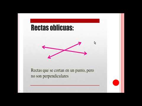 GEOMETRÍA Identificación de líneas rectas oblicuas - YouTube