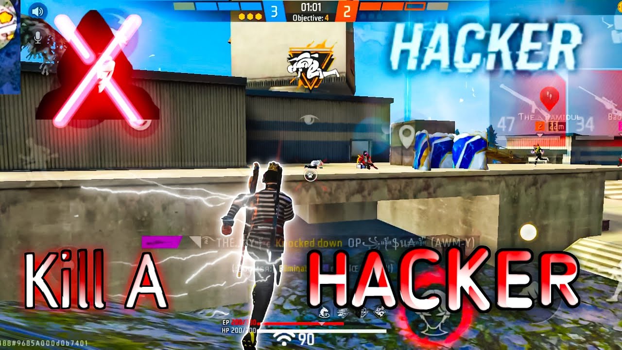 We Kill A Free Fire Hacker // Game Main Hacker Mill Geya - YouTube