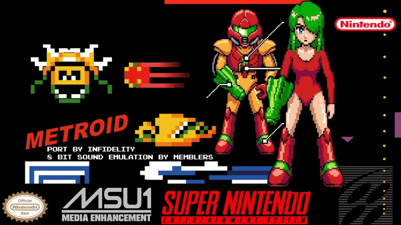 Metroid SNES Port - Justin Bailey + Alternate Status Screen Hack - YouTube