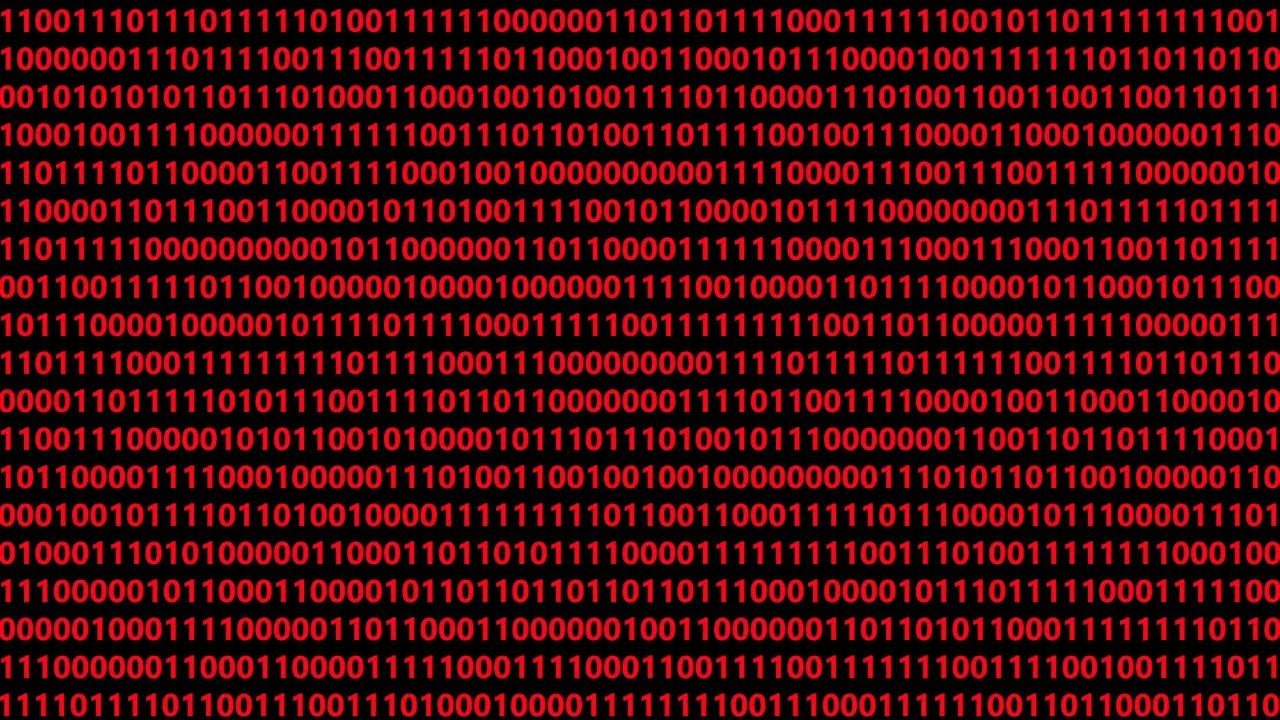 binary full screen red |Binary Code 1080 p | binary background | after ...
