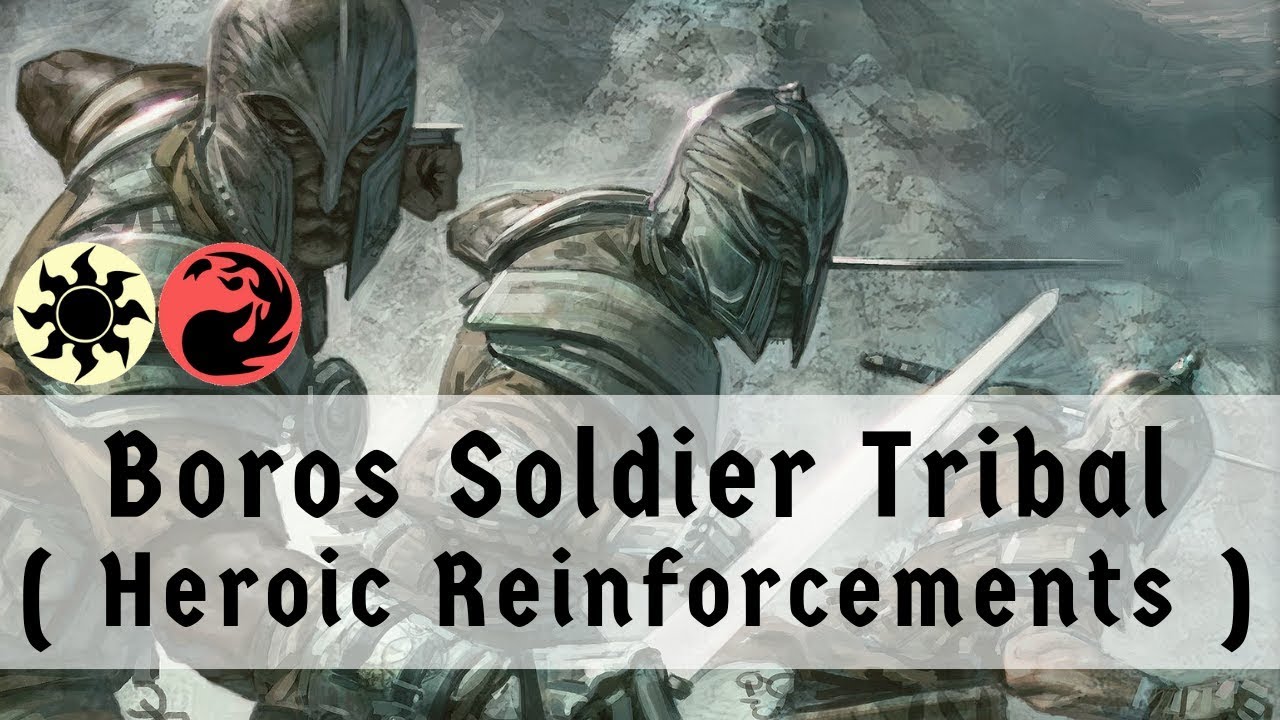 MTG Arena | Boros Soldier Tribal ( Heroic Reinforcements ) | Deck Of ...