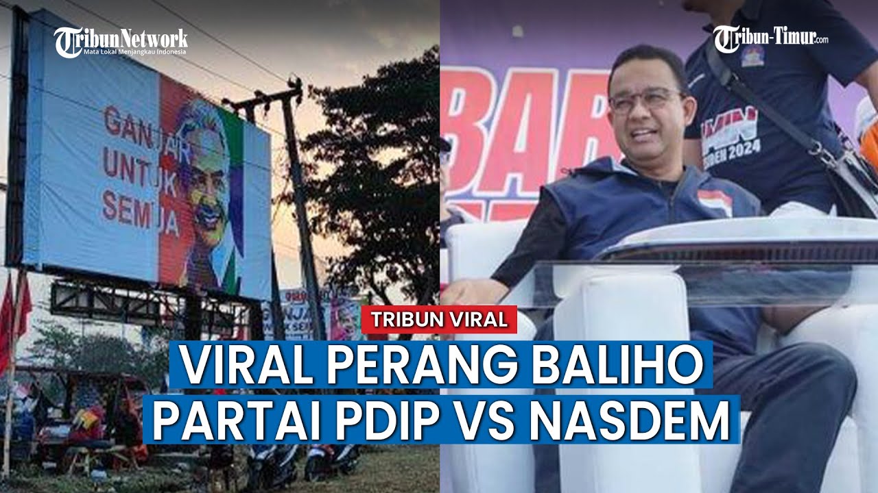 Anies Baswedan yang Datang, Baliho Ganjar dan PDIP Malah Ramai ...