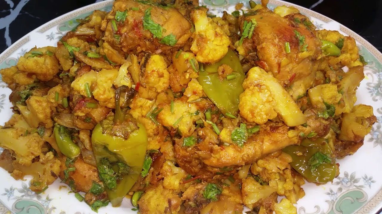 Chicken Gobhi I Chicken Cauliflower I Cook With Shaheen - YouTube