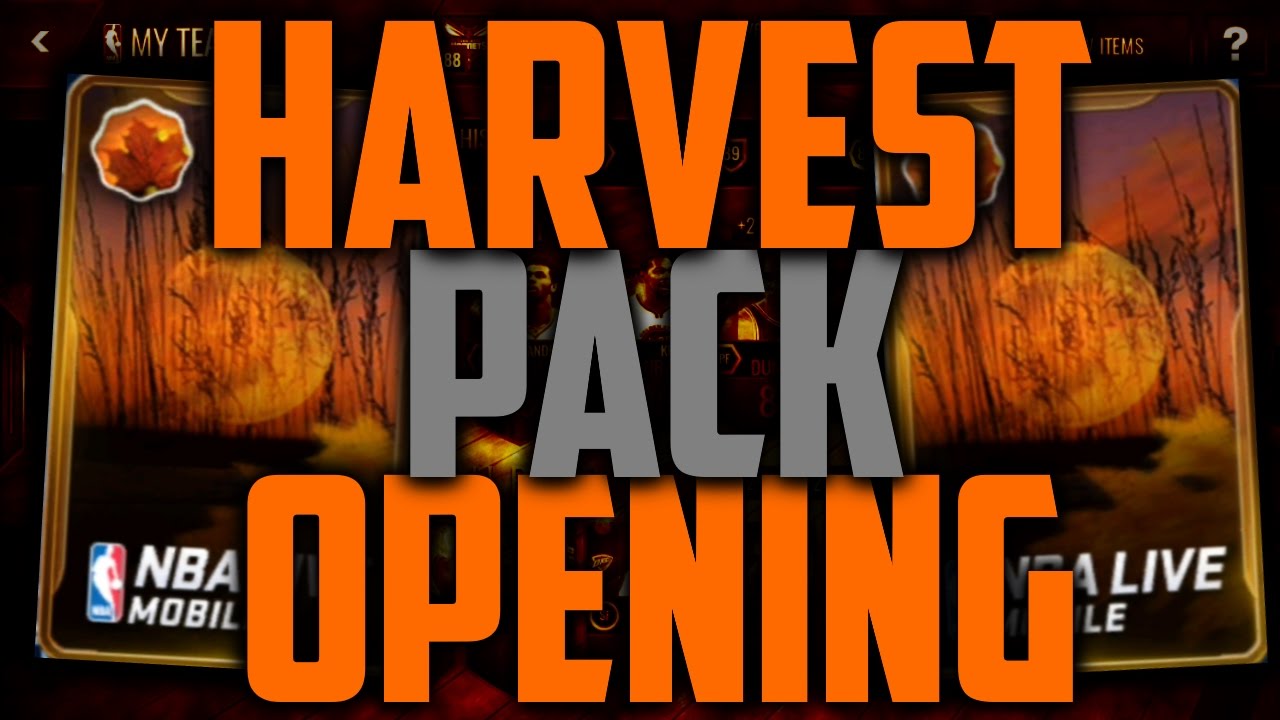 Harvest Pack Opening - New Harvest Program and Lineup - NBA Live Mobile ...