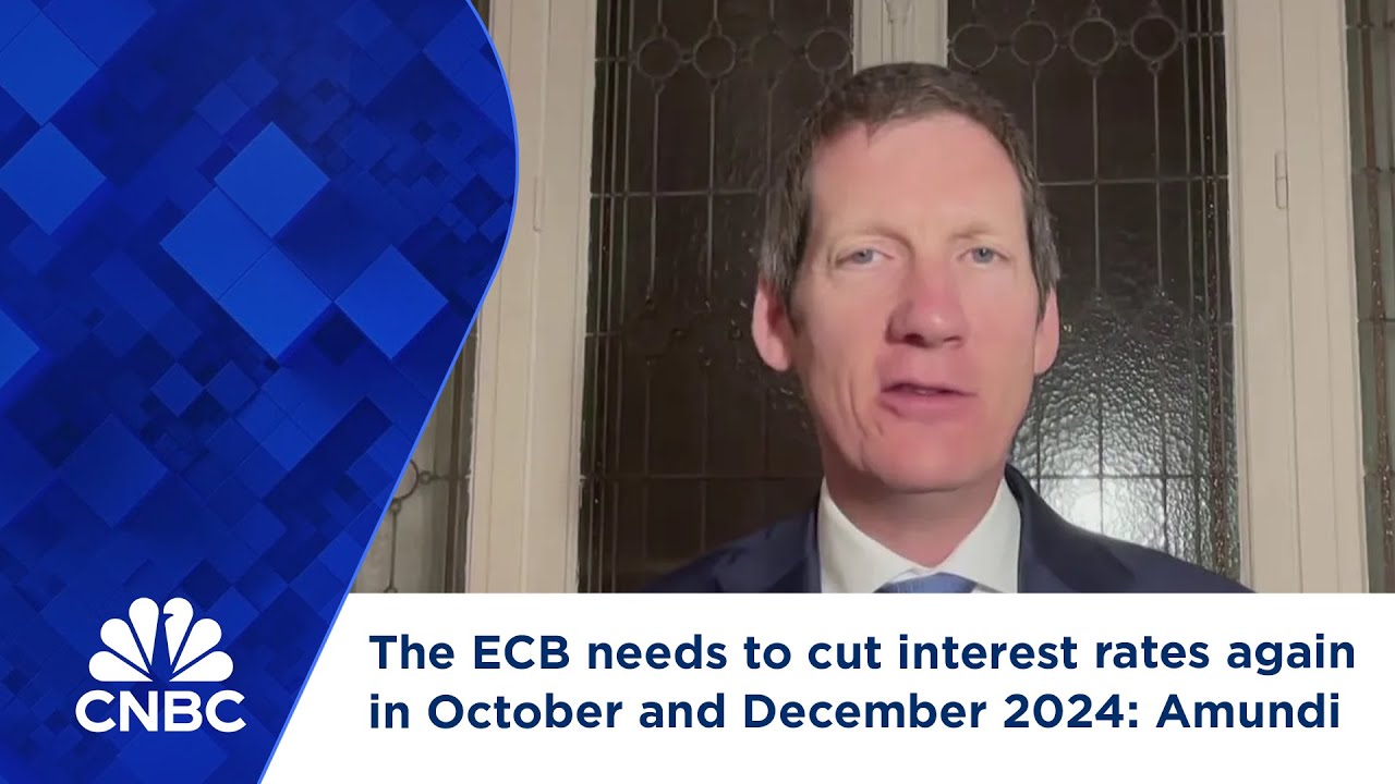 The ECB needs to cut interest rates again in October and December 2024 ...