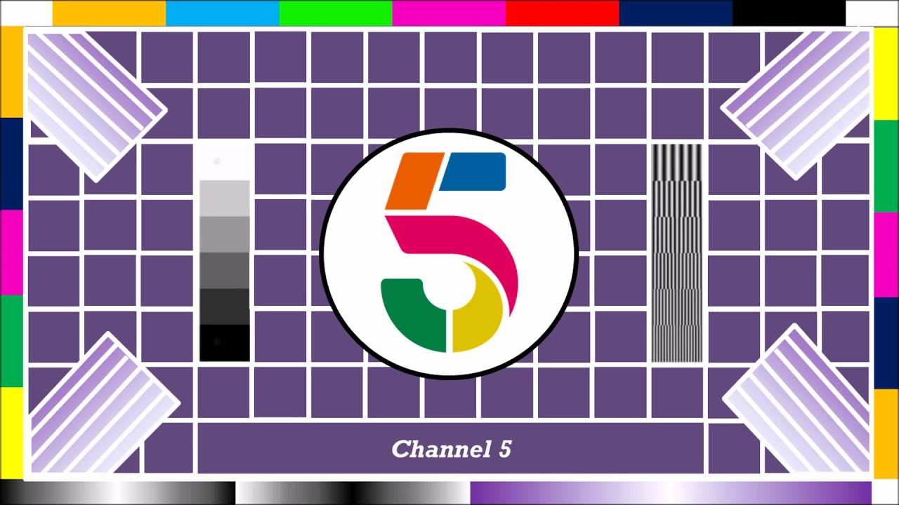 Channel 5 custom testcard - YouTube