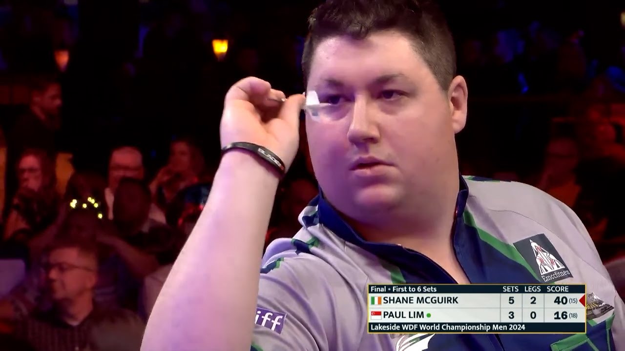Moment when Shane McGuirk becomes The WDF World Championships Winner ...