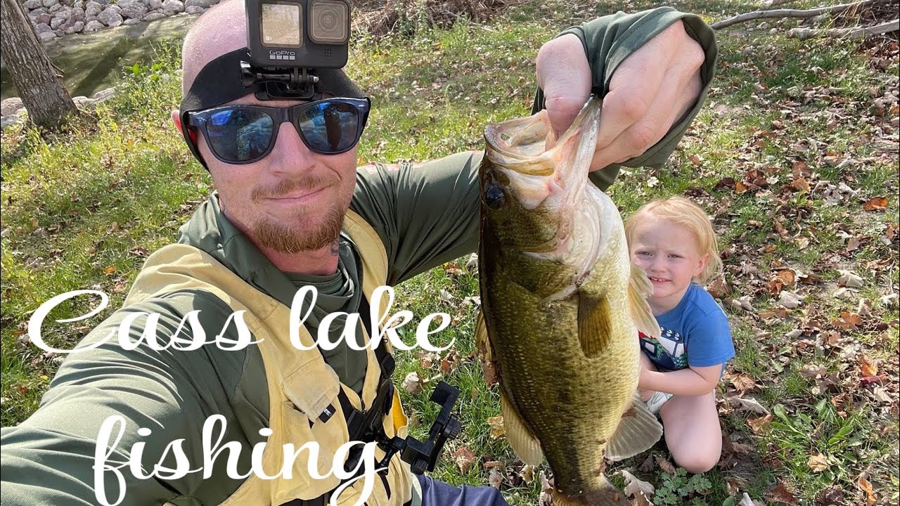 GIANT MUSKY OR WHAT? Cass Lake MN bridge fishing - YouTube
