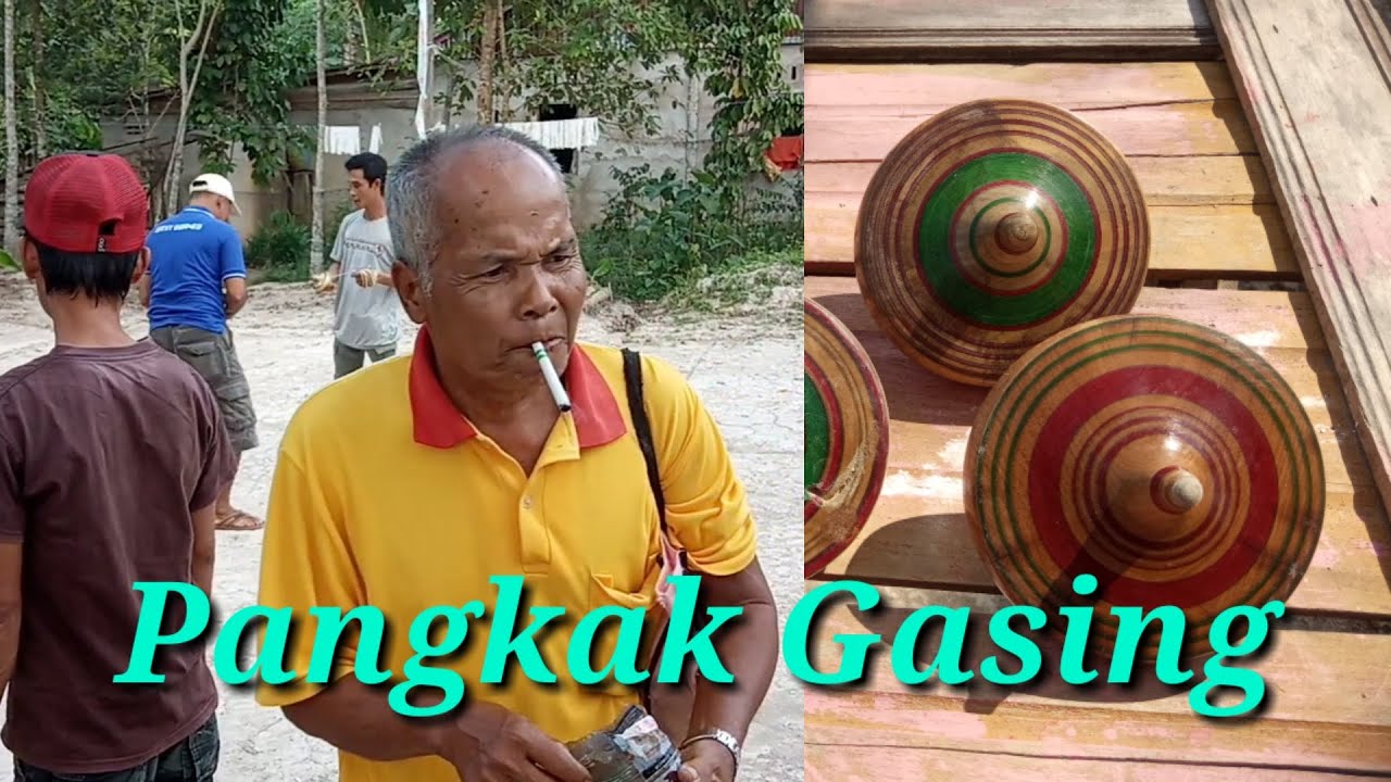 Acara Pangkak Gasing Di Desa Batu Makjage - YouTube