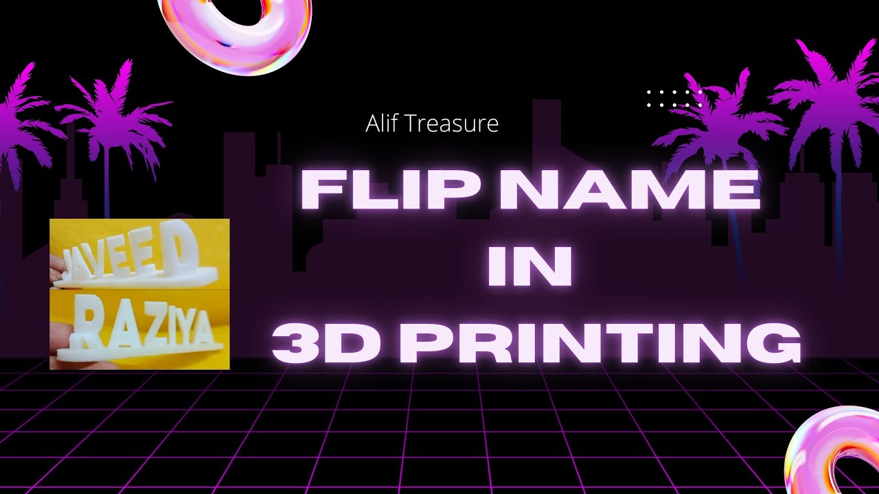 Here we are !!! With our First Order 🌟 3D Flip name !!! For unique ...