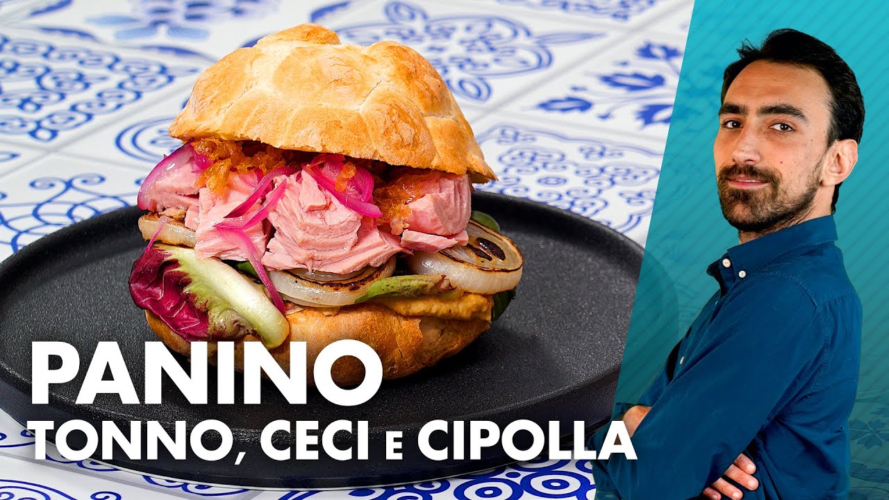 Panino con tonno, ceci e cipolla *PANINI CHALLENGE* - YouTube