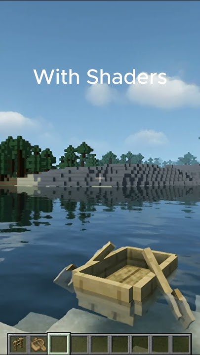 Minecraft Without Shaders VS With Shaders - YouTube