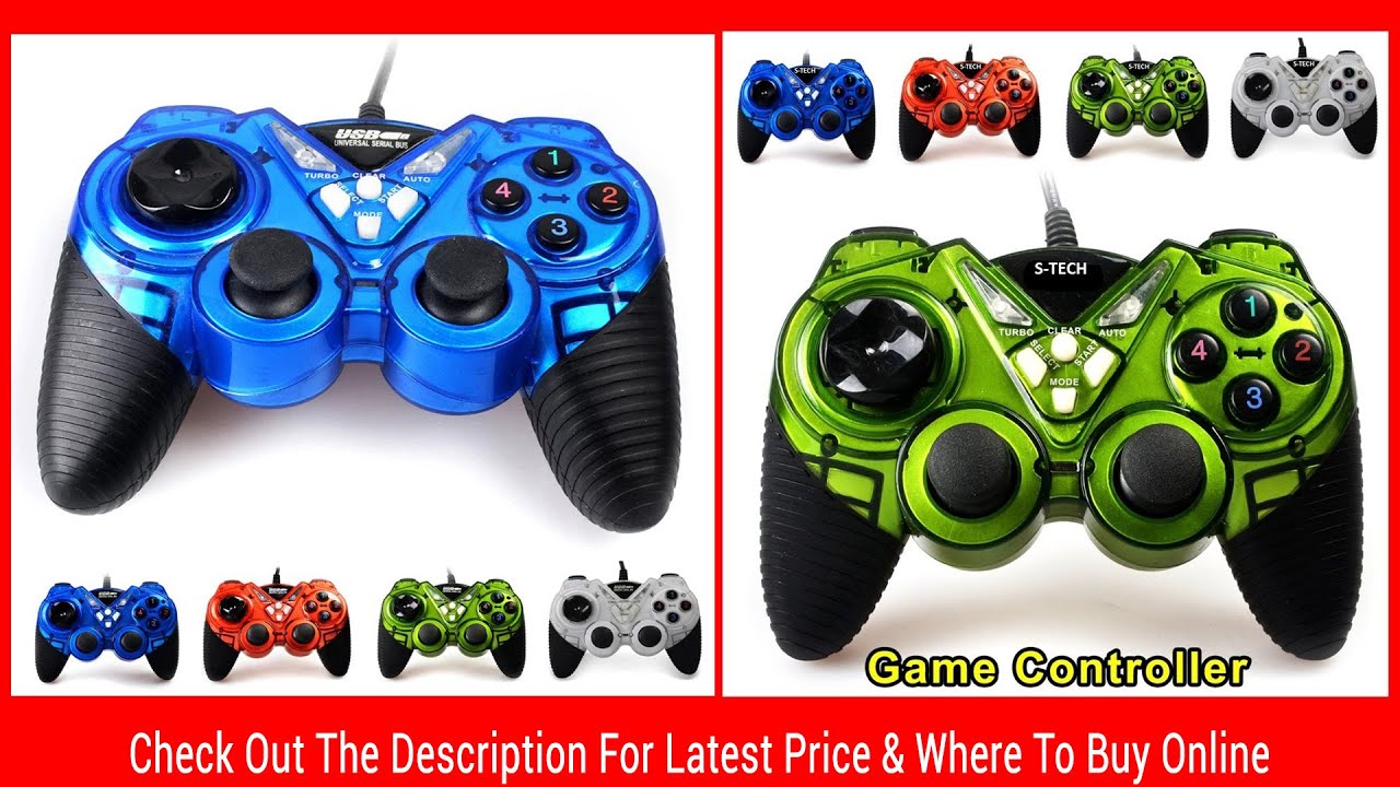 USB Joystick L4000 Game pad Controller PC and Laptop Wired Double Shock ...