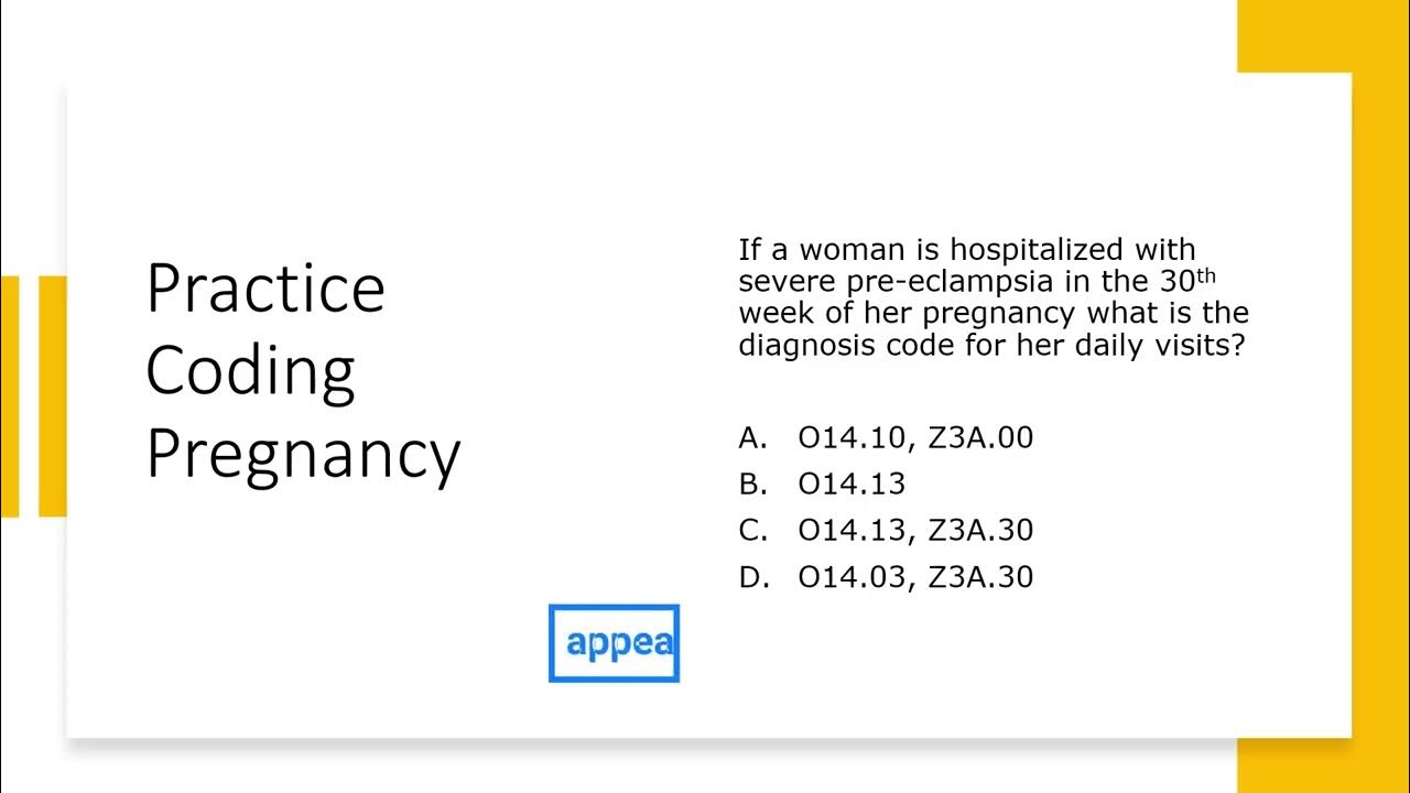Practice Coding Pregnancy - YouTube