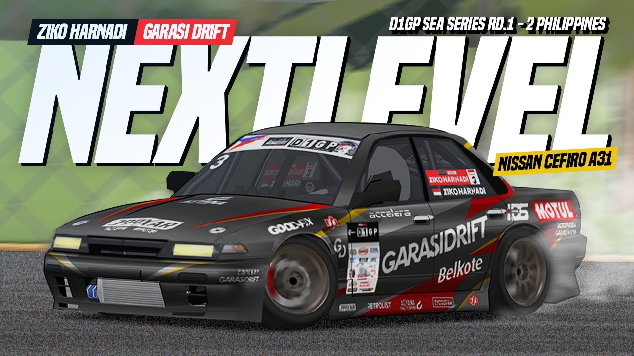 Livery Garasi Drift "Ziko Harnadi" Nissan Cefiro A31 D1GP SEA RD.1-2 ...