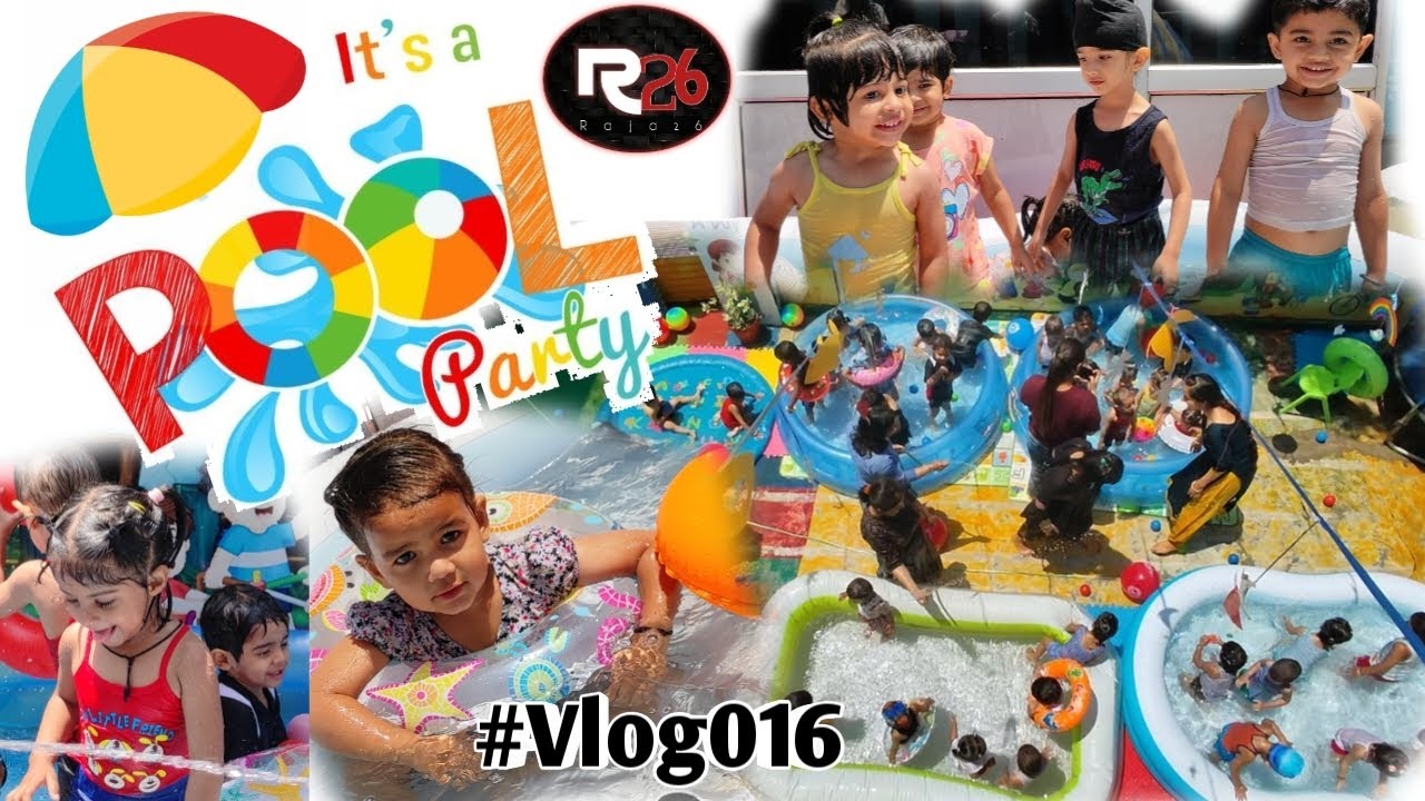 Summer camp/ Pool Party/ Fun Games #Vlog016@Raja26_Vlogs ...