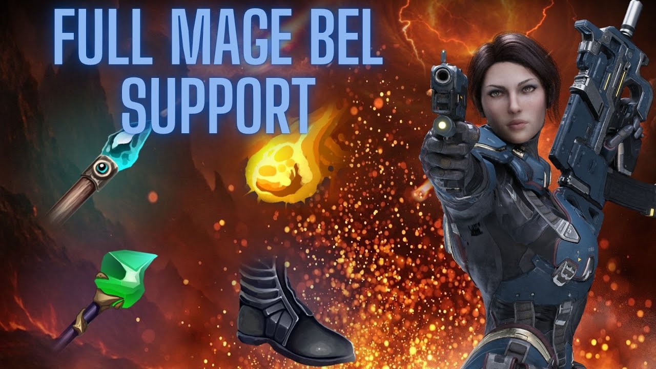Full Mage Belica Support Ownage - Predecessor Ranked Paragon - YouTube
