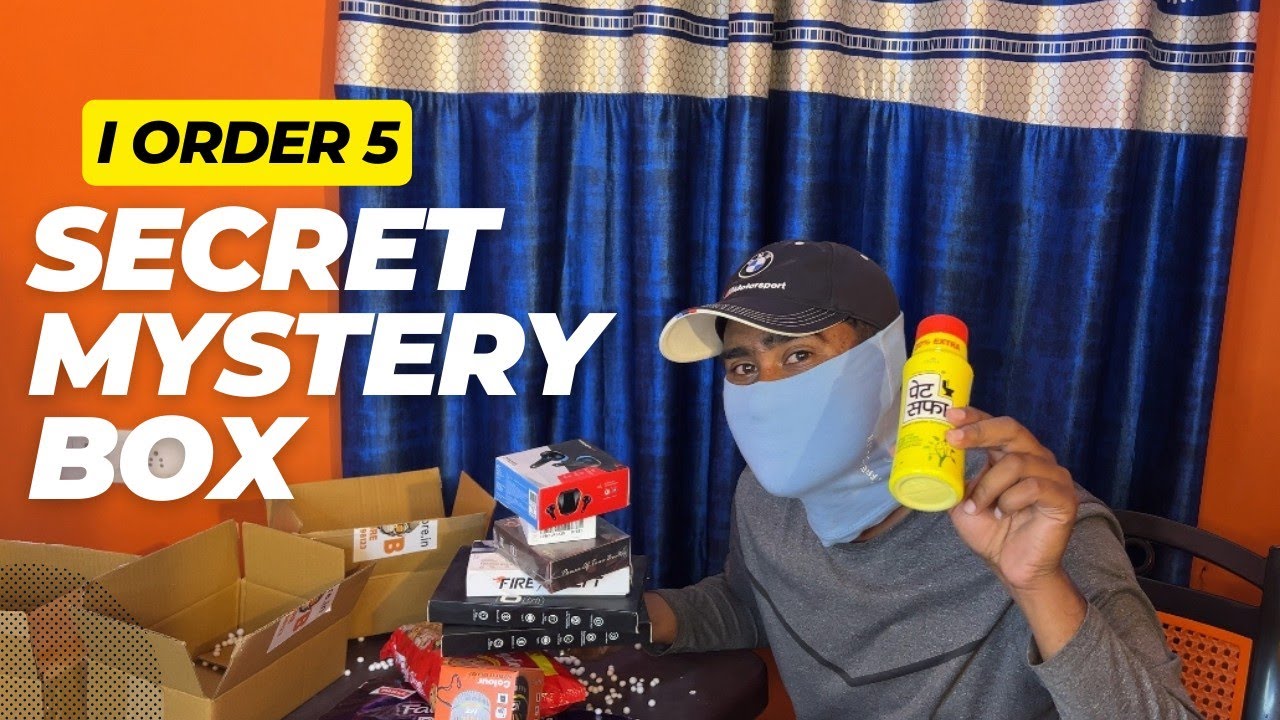 I Ordered 5 Secret Mystery Boxes From mbstore.in ...🤩🤩 || With ...