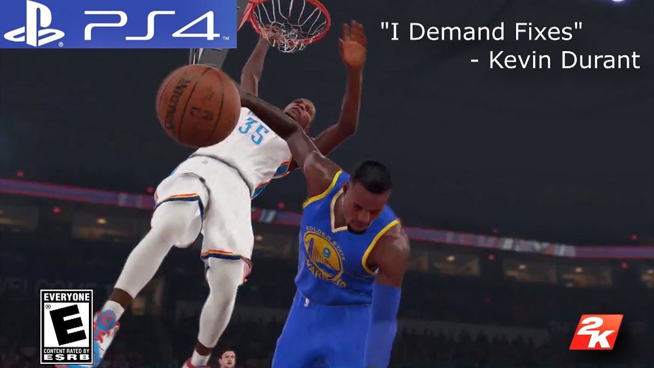 NBA 2K17 MyCareer Kevin Durant Face Scan Gameplay, Player Creation ...