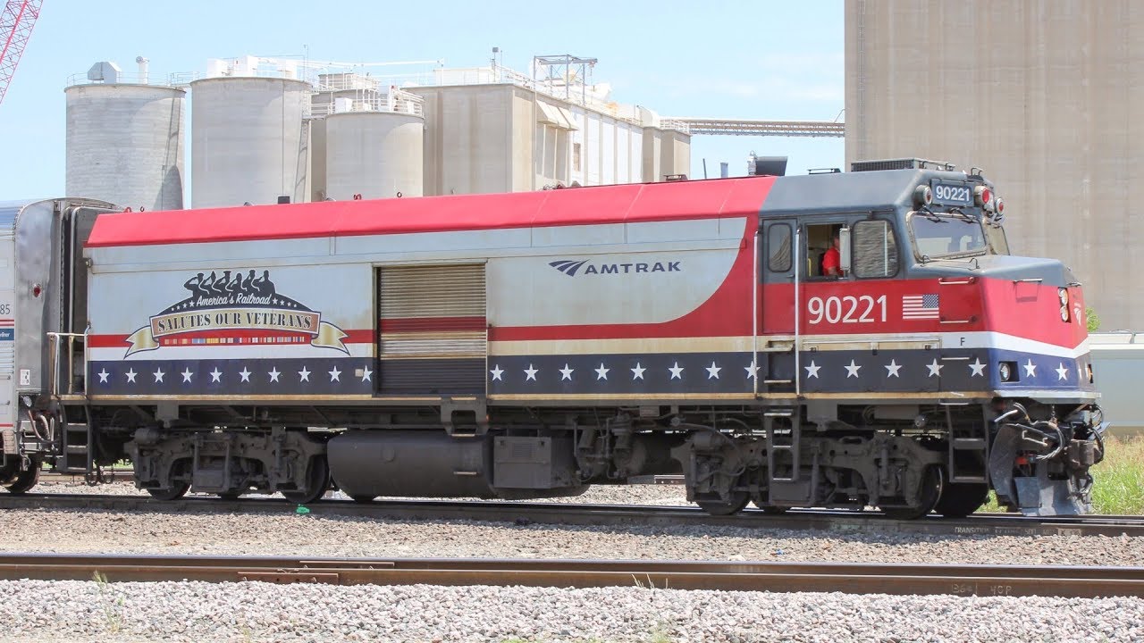 Amtrak's Veterans NPCU #90221 on the Heartland Flyer - 5/26/18 ...