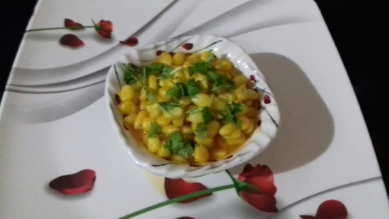 simple sweetcorn recipe - YouTube