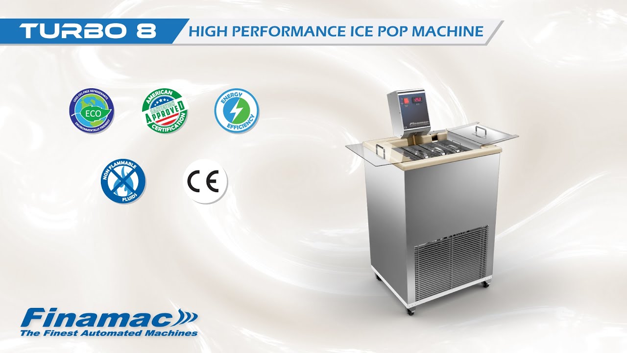 Turbo 8 - High performance ice pop machine - YouTube