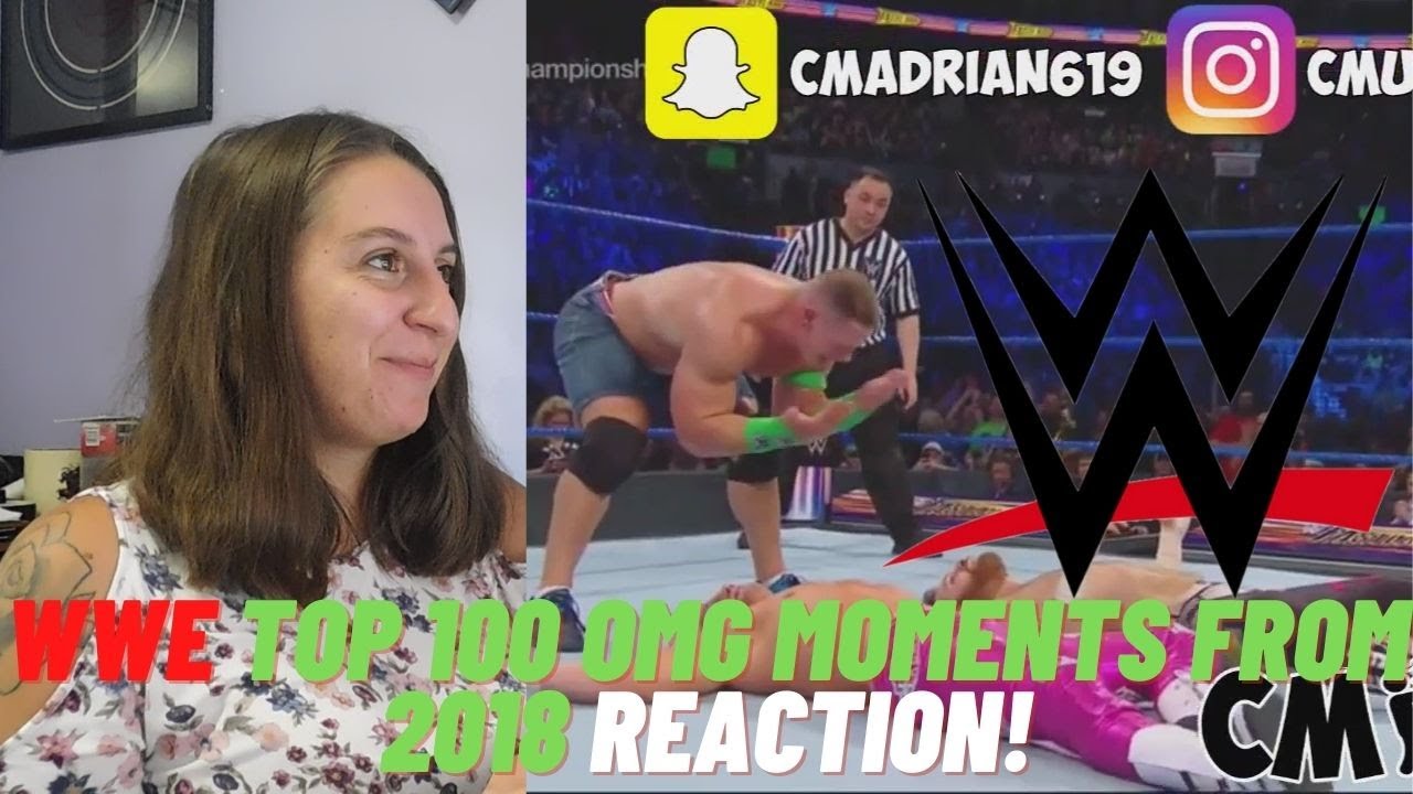 WWE Top 100 OMG Moments from 2018 Reaction! - YouTube