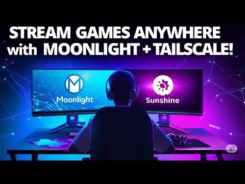 Moonlight/sunshine +Tailscale: Setup Guide | BEST way to stream game ...
