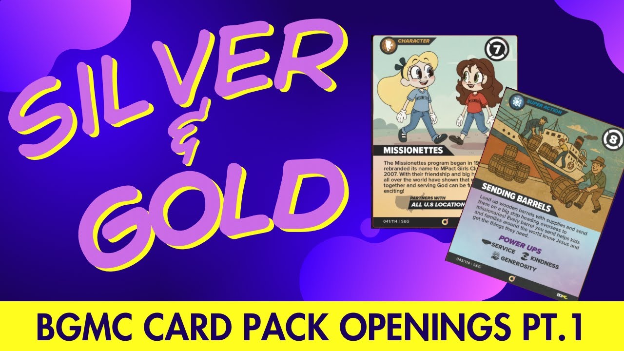Opening BGMC cards (Silver and Gold) - YouTube