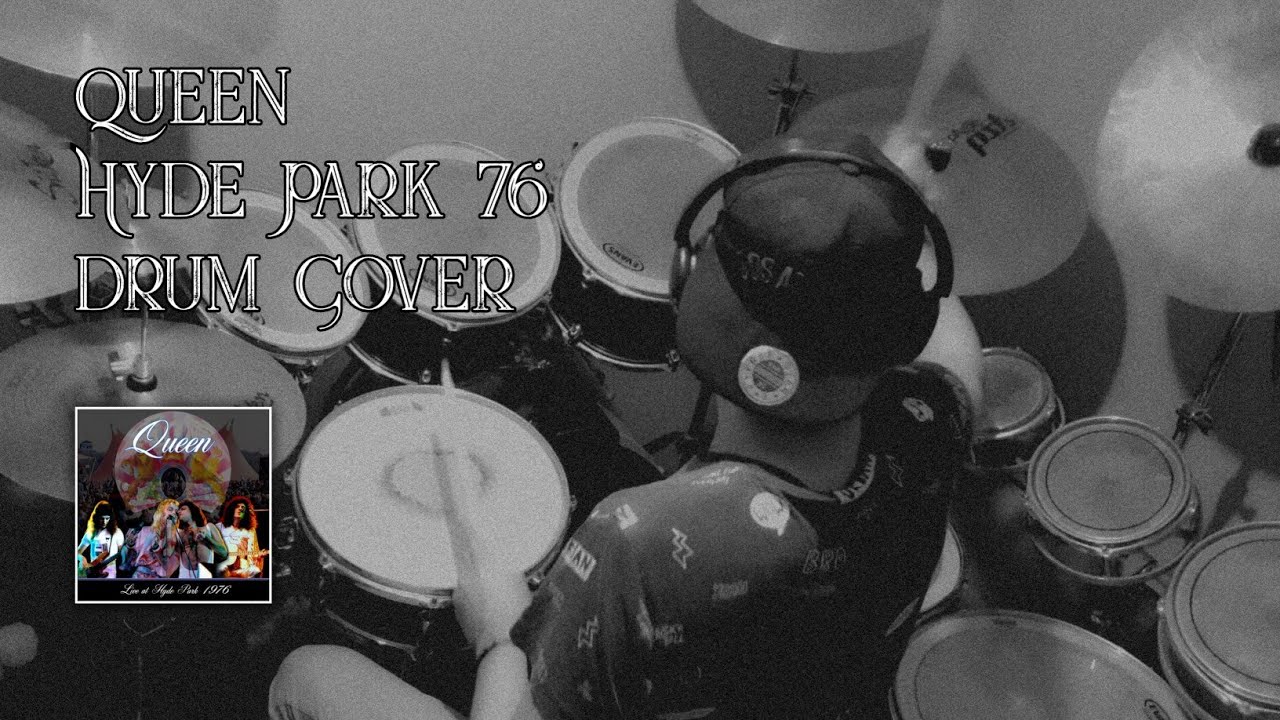 Sweet Lady - Queen Live Hyde Park 76' - Drum Cover - YouTube