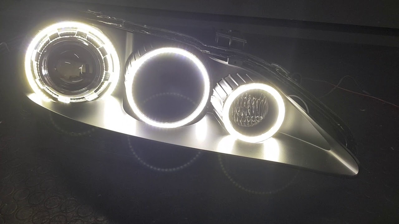 Alfa Romeo 147 headlights led - YouTube