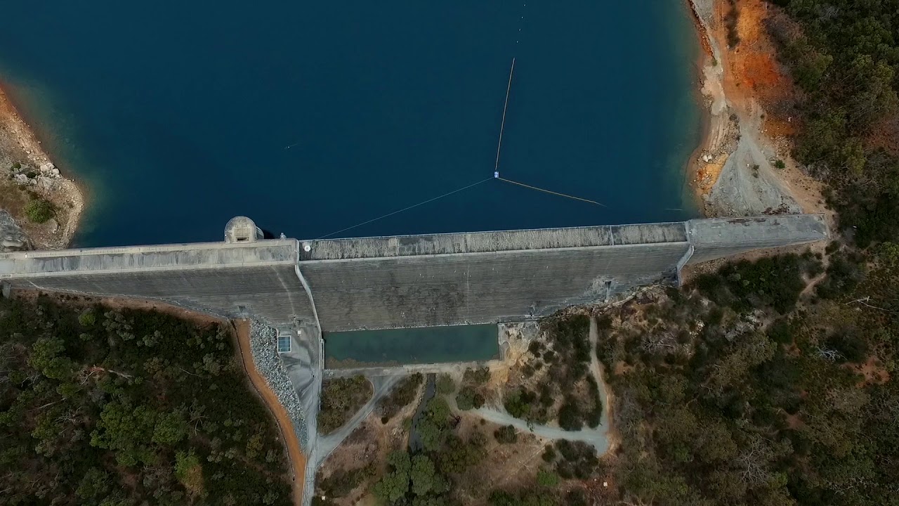 Victoria Dam from the Air (Perth WA) - YouTube