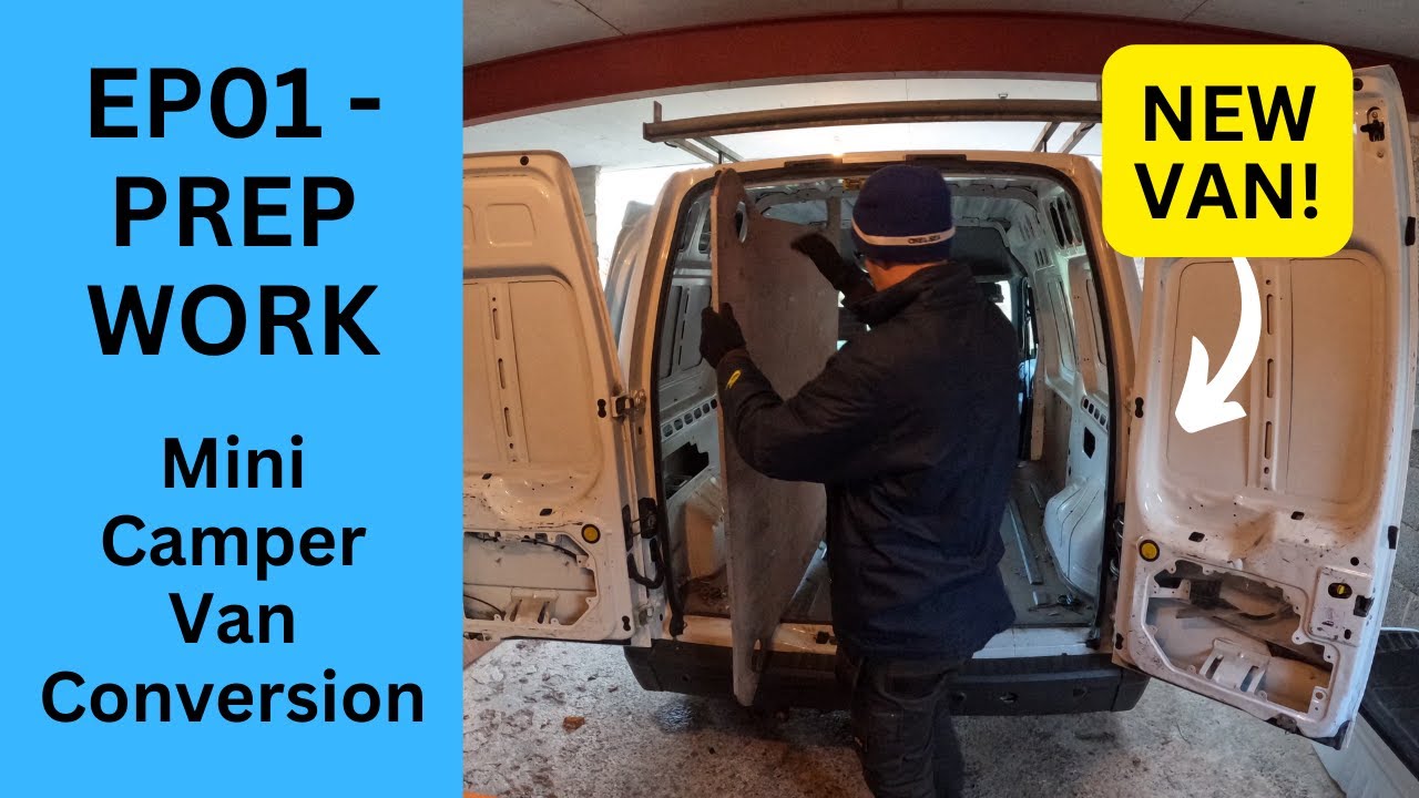 Mini Camper Van Conversion - EP01 Prep Work - Ford Transit Connect ...
