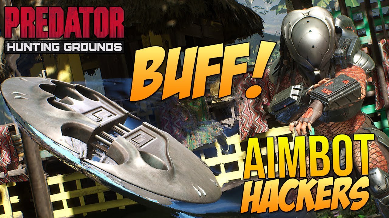 Predator Hunting Grounds Predator SMART DISC BUFF! "PREDATOR VS AIMBOT ...