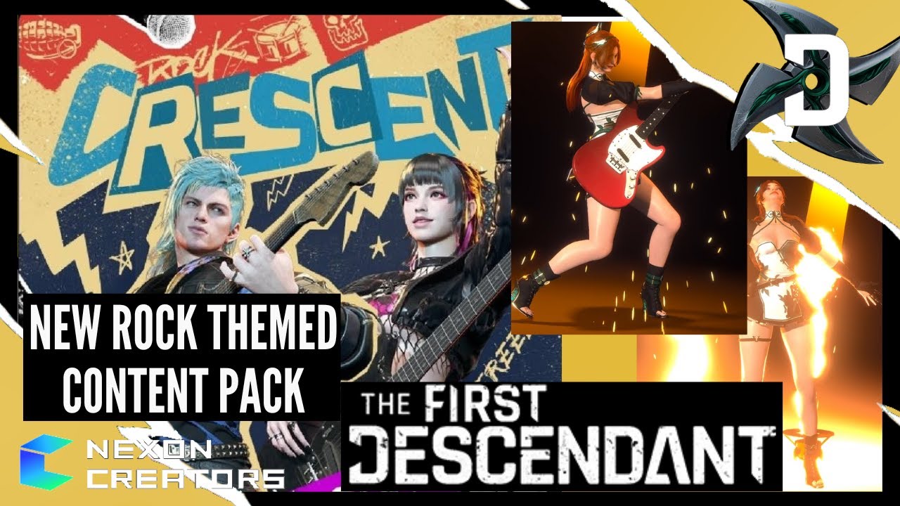 Crescent - Rock Themed Content Pack - The First Descendant - 3rd Person ...