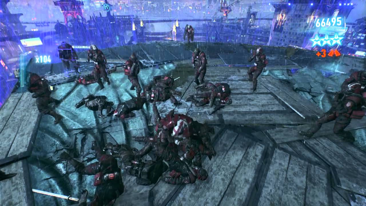 Batman Arkham Knight-Azrael Challenge Map x211 Combo Personal Best ...