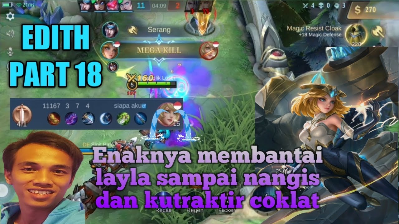 Edith Roamer build terbaik 2023 ! tutorial dan set emblem edith roam bantai layla di goldline ...
