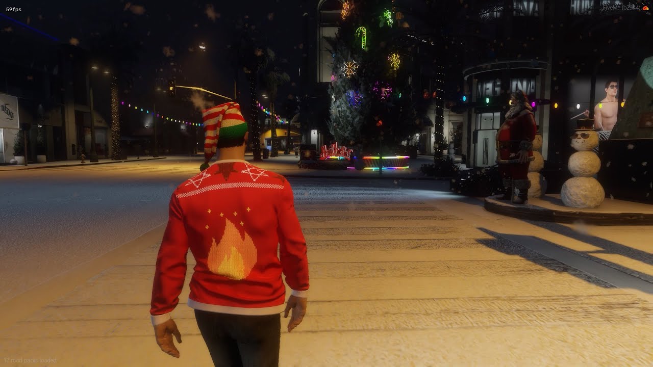 FiveM Graphics Mods | NVE Merry Christmas (ShowCase) - YouTube