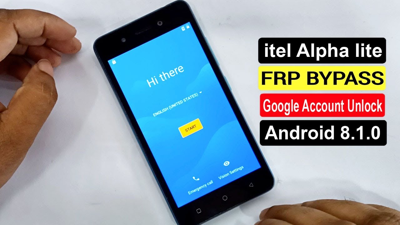 itel Alpha lite FRP Bypass | itel W5008 FRP Unlock & Google Account ...