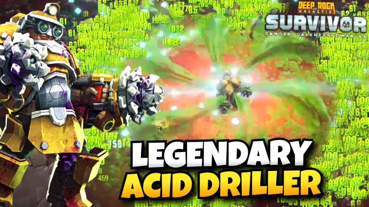 Legendary Acid Driller Destroys Hazard 5 Salt Pits | Deep Rock Galactic ...