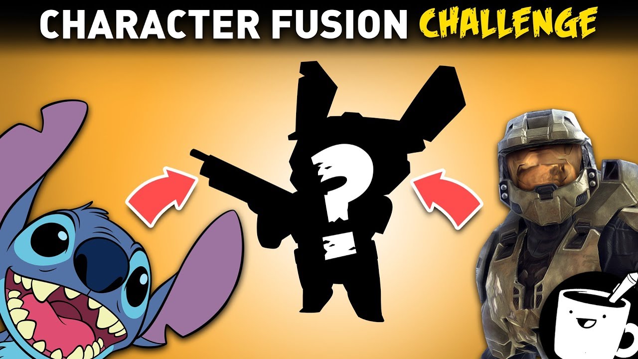 Character Fusion Drawing Challenge - YouTube
