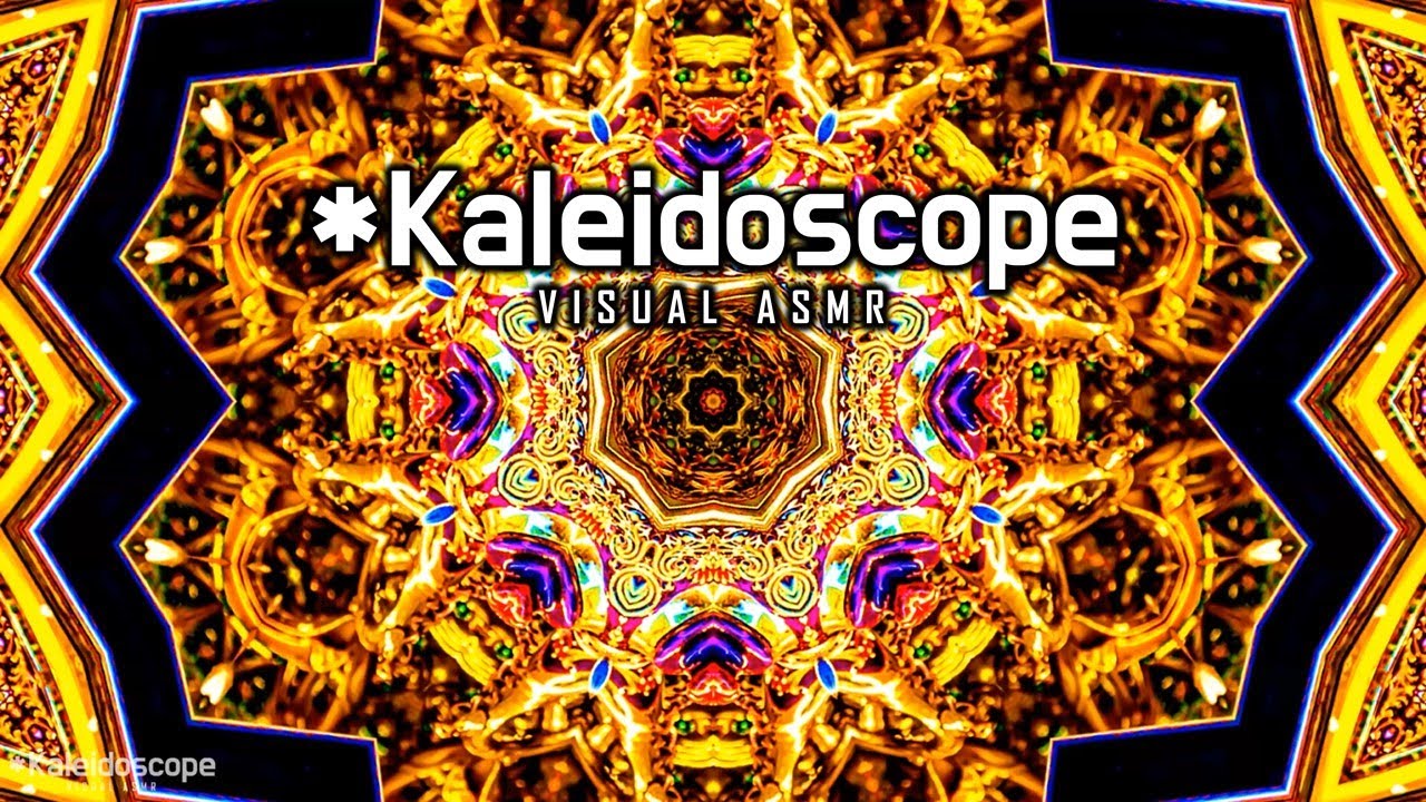 1 Hour Golden Jewels Kaleidoscope Visuals 4K Art ASMR Visual Meditation - No Sound - YouTube Music