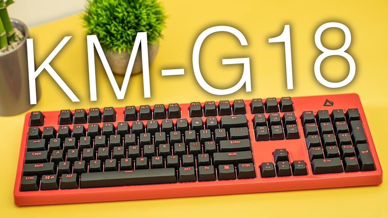 Aukey KM-G18 Review - This Mechanical Keyboard is GLOSS RED...and It's ...