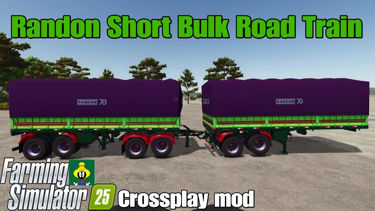 Randon Short Bulk Road Train / FS25 crossplay mod - YouTube