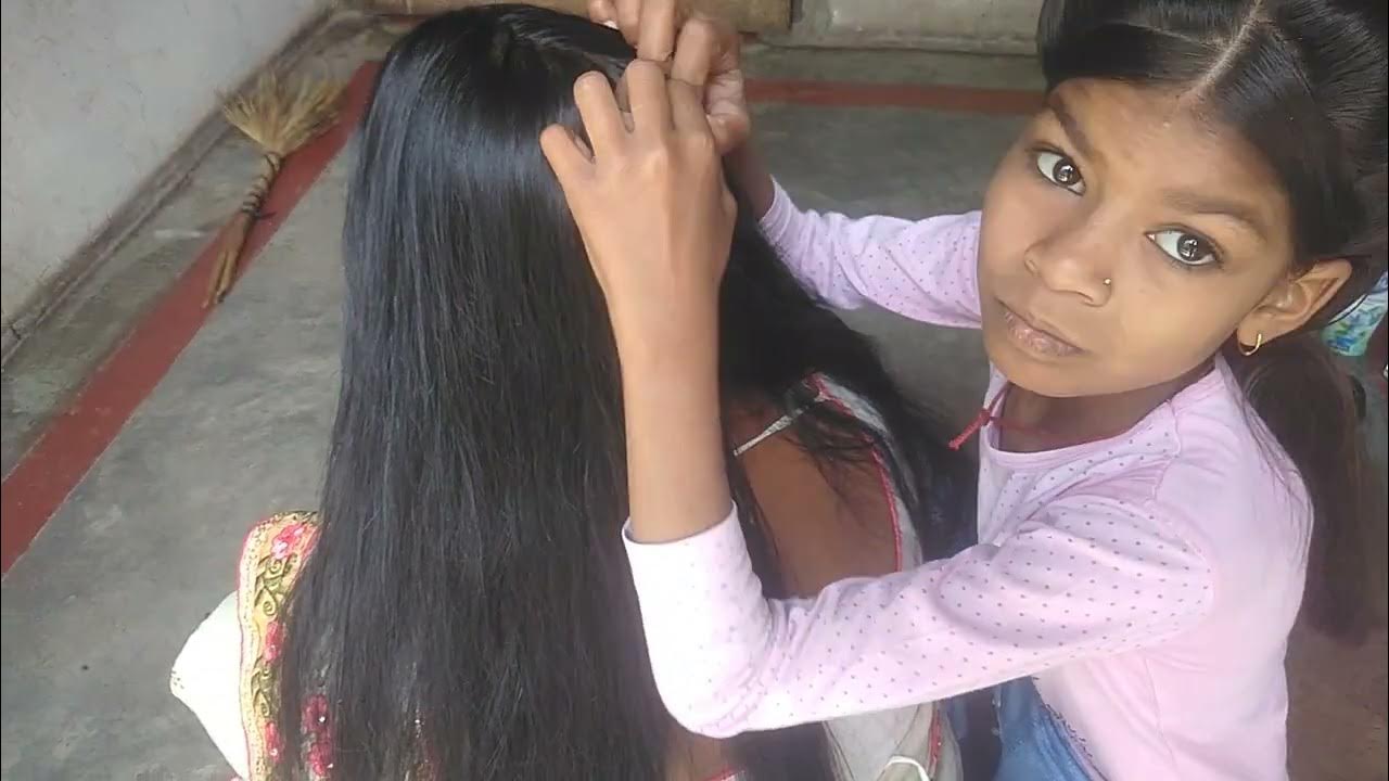 #ASMR Nit & lice Picking By Daughter | long hair Kavita Official Video - YouTube