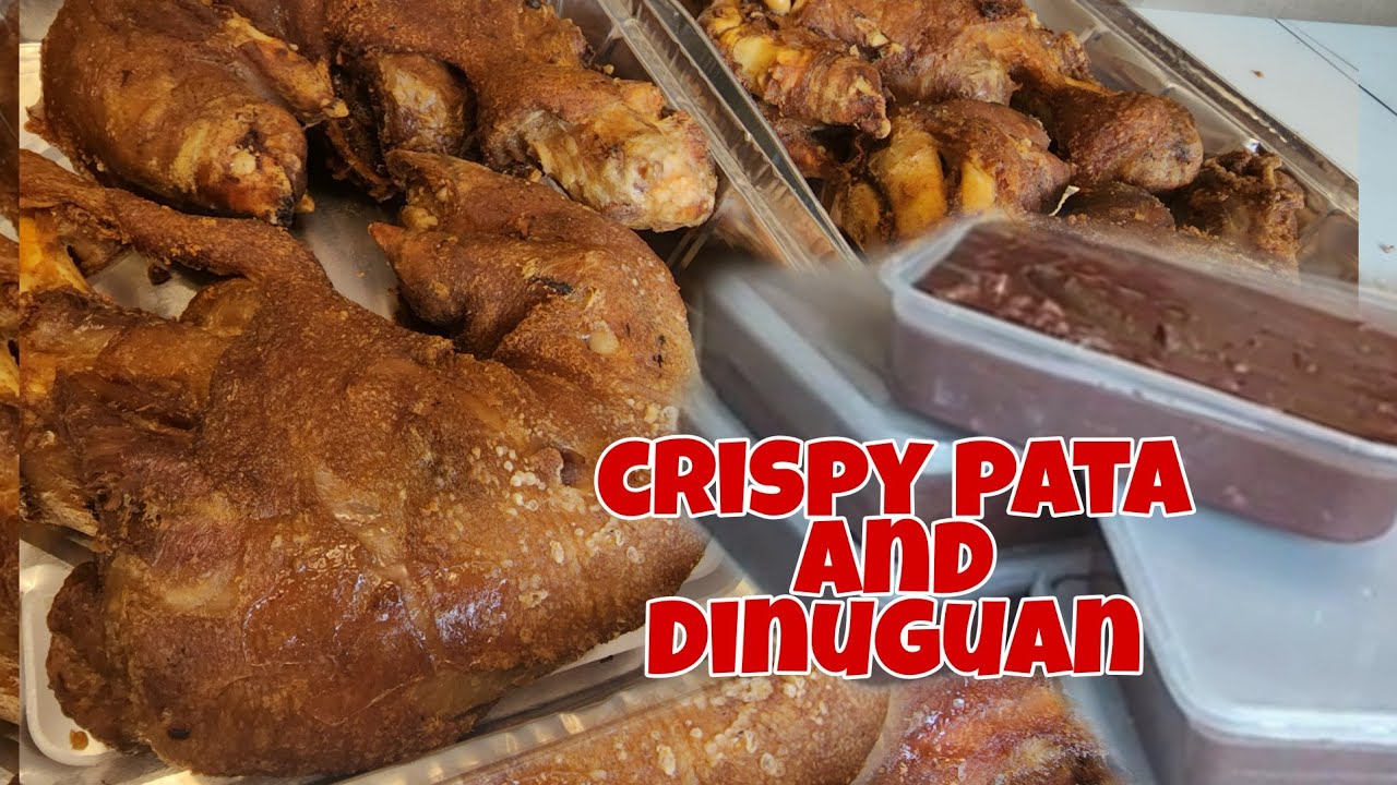 Yummy Crispy Pata and Dinuguan... Sunday Food Service from AresgaTv ...