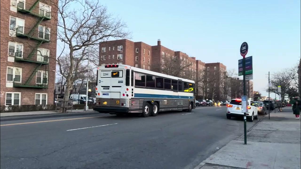 MTA Bus Company 2008 MCI D4500CT Commuter Coach 2244 on Route BM4 Express - YouTube