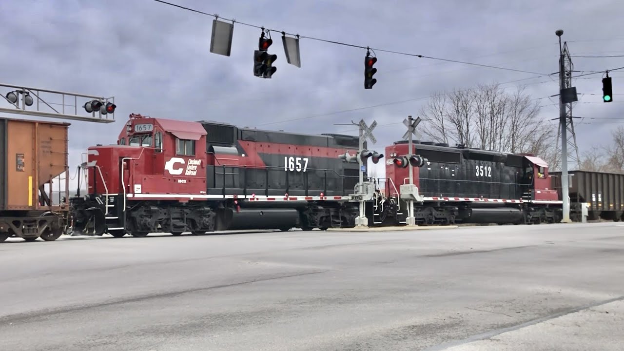 2 Rock Trains Join To Form One Big Train With Locomotives In Middle ...